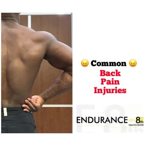 Common Back Pain Injuries • Endurance on 8th Health Centre